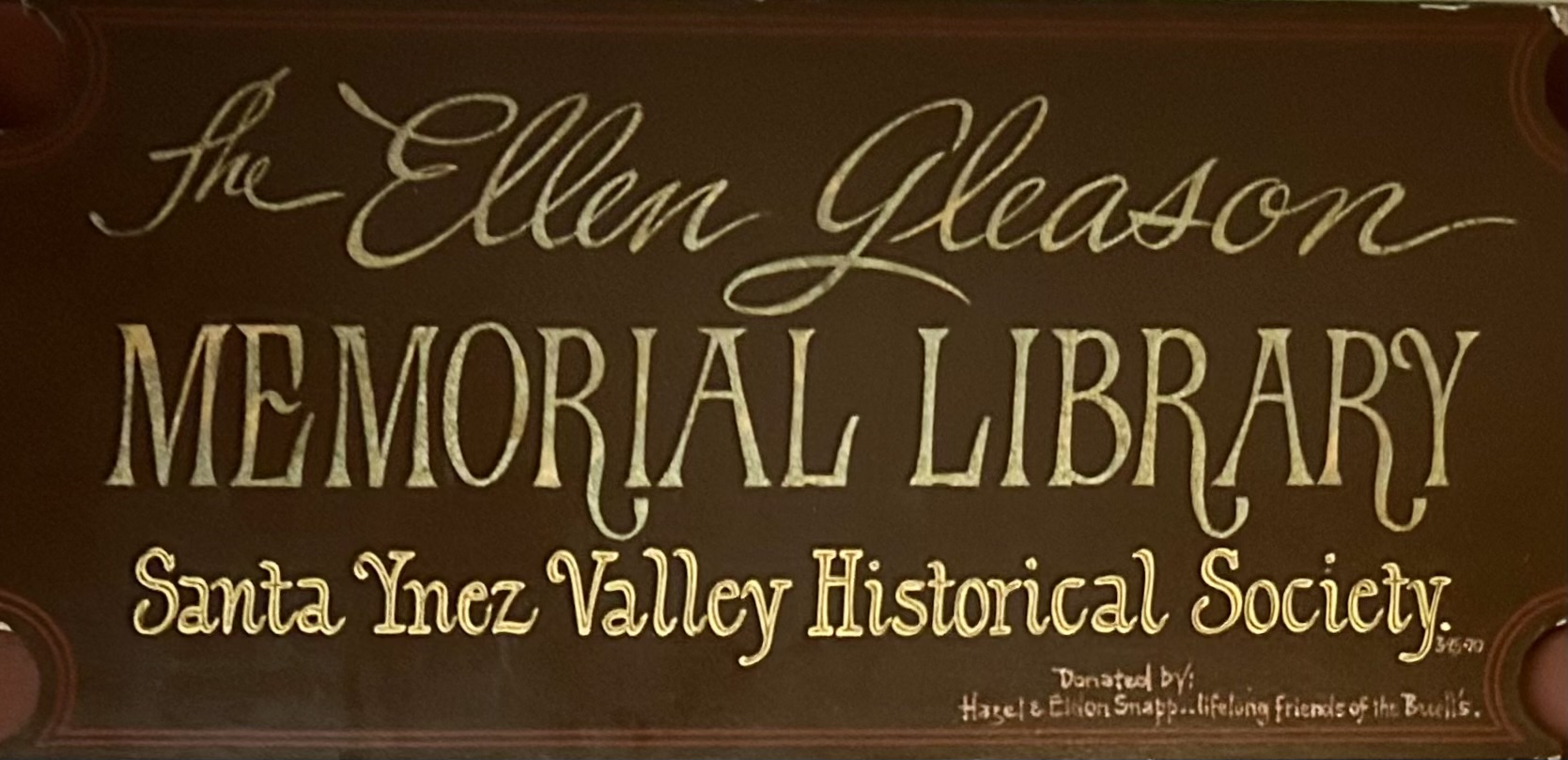 Ellen Gleason Resource Library Reopening : The Santa Ynez Valley ...